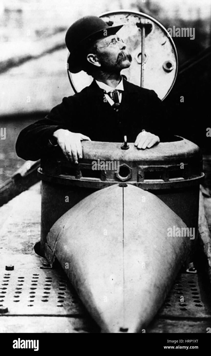 John Holland, Irish-American Engineer Stock Photo - Alamy