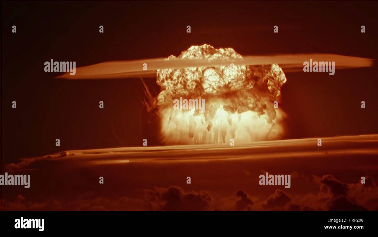 Operation Castle BRAVO, 1956 Stock Photo - Alamy