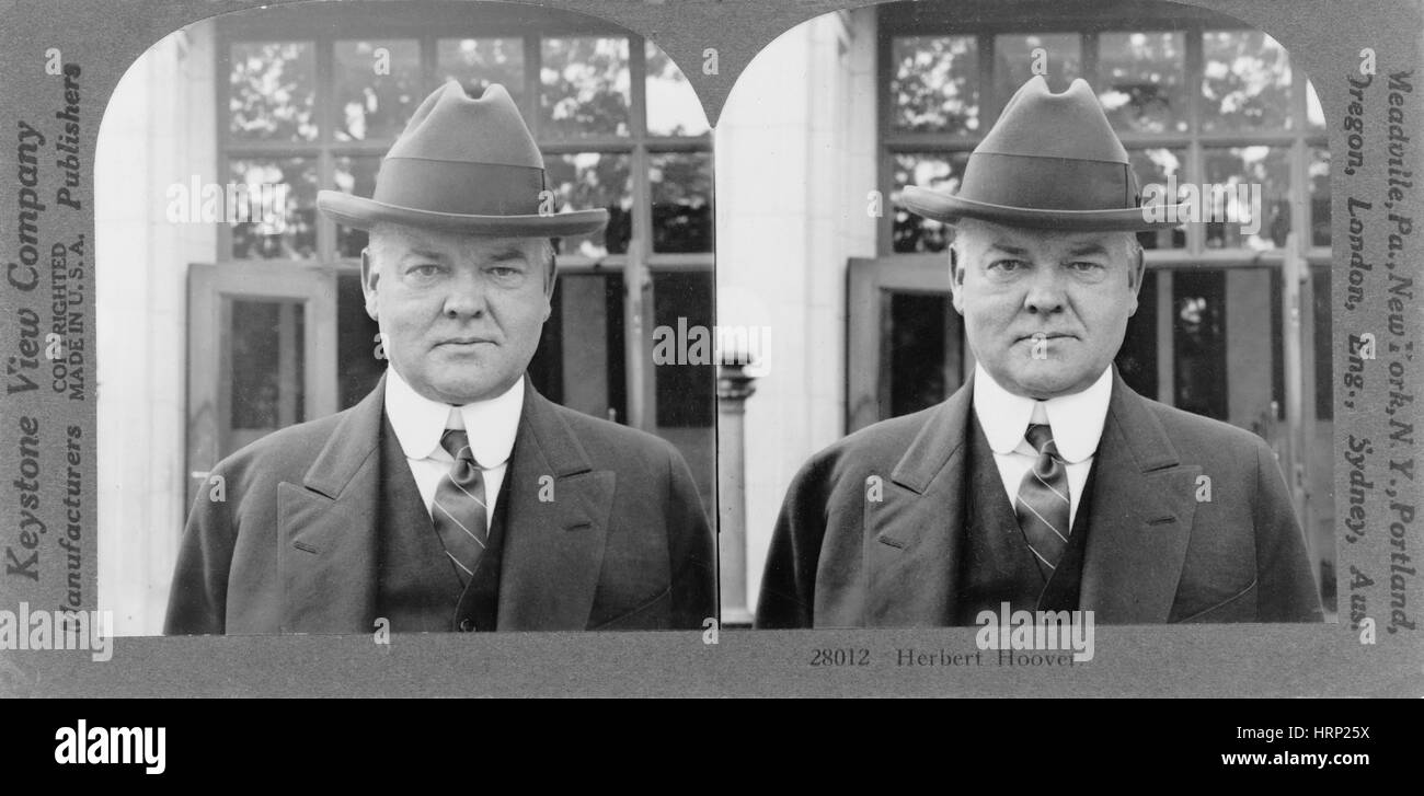 Herbert hoover portrait hi-res stock photography and images - Alamy