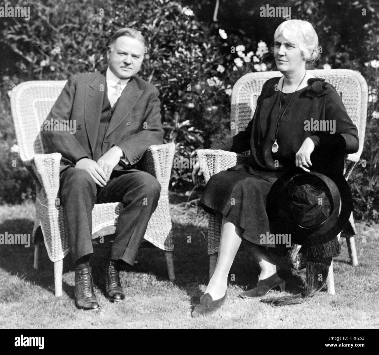 President and Mrs. Hoover, 1929 Stock Photo - Alamy