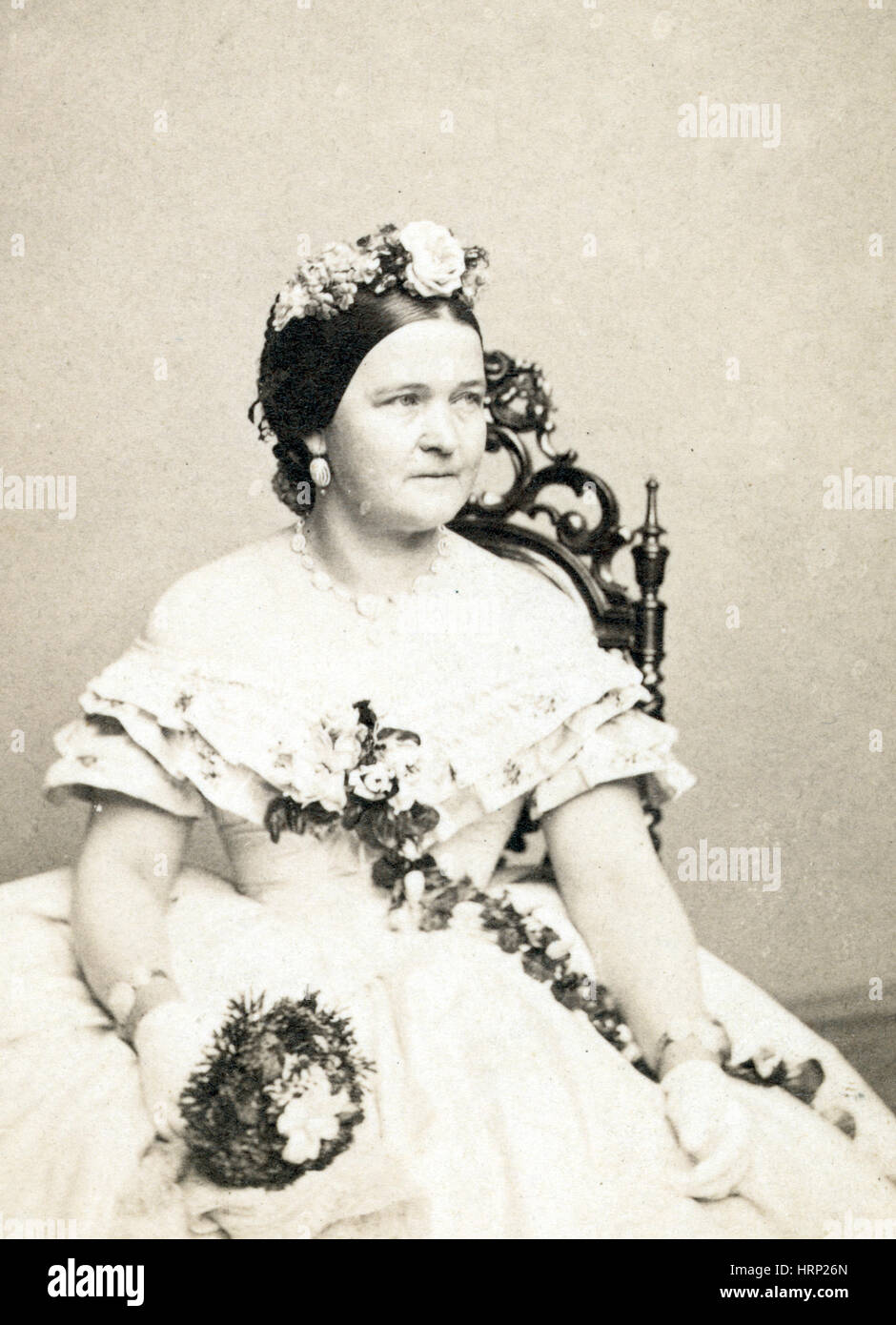Mary Todd Lincoln, First Lady Stock Photo - Alamy