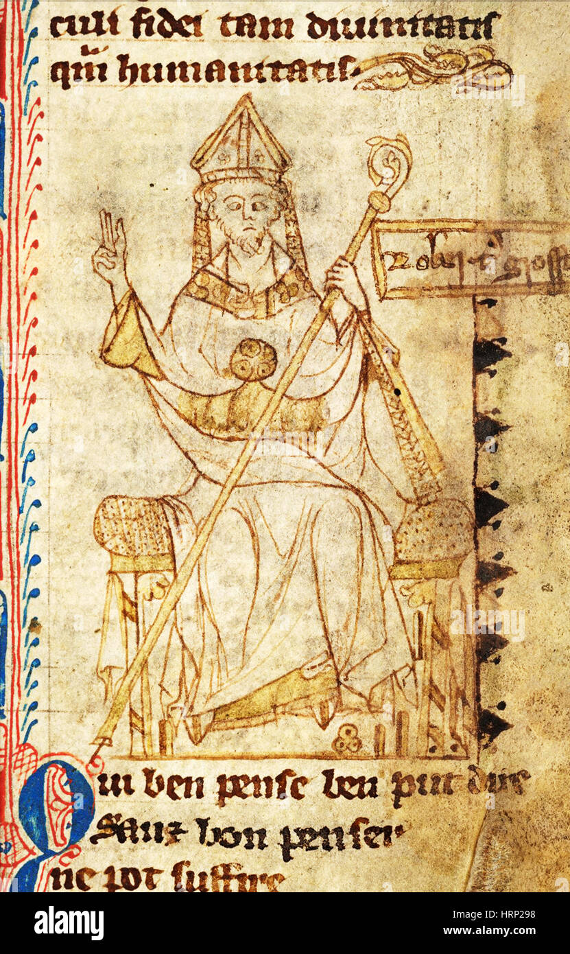 Robert Grosseteste, English Scientist Stock Photo - Alamy