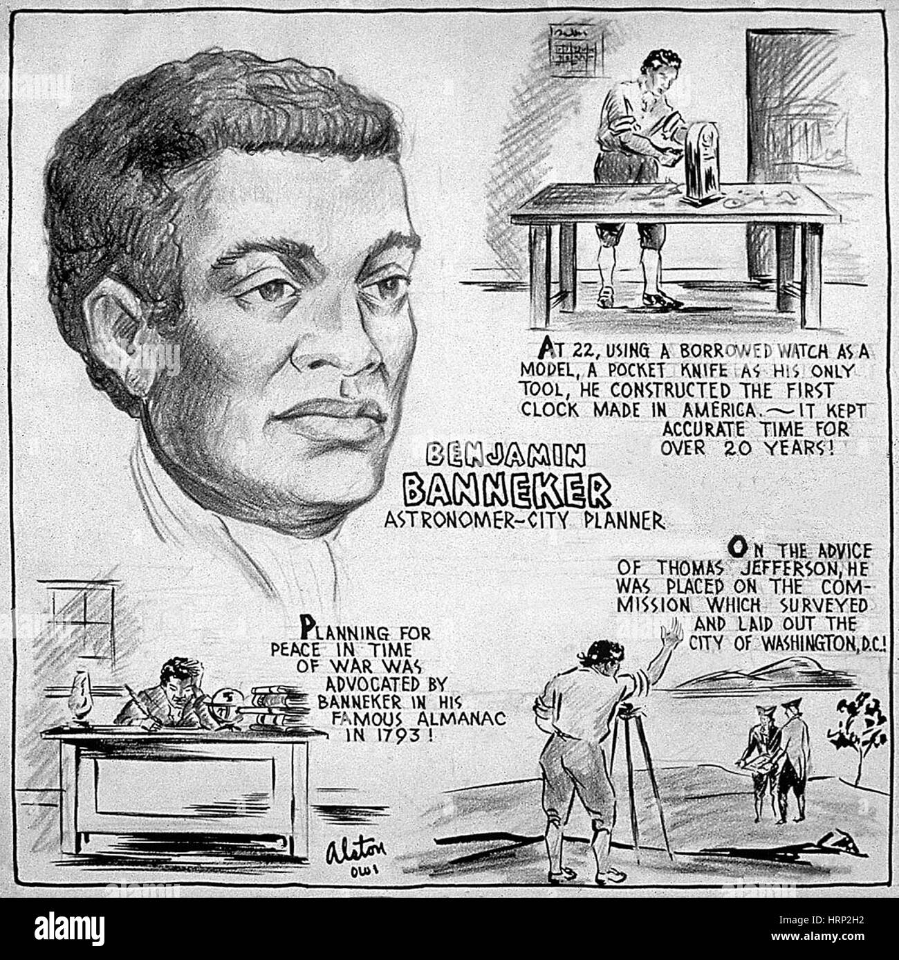 Benjamin banneker hi-res stock photography and images - Alamy