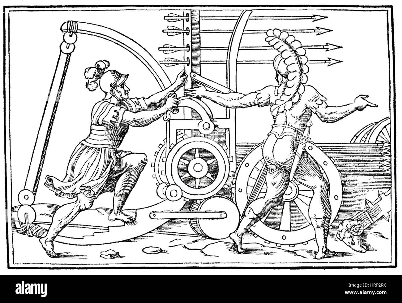 Springald, Ancient Roman Warfare Stock Photo - Alamy