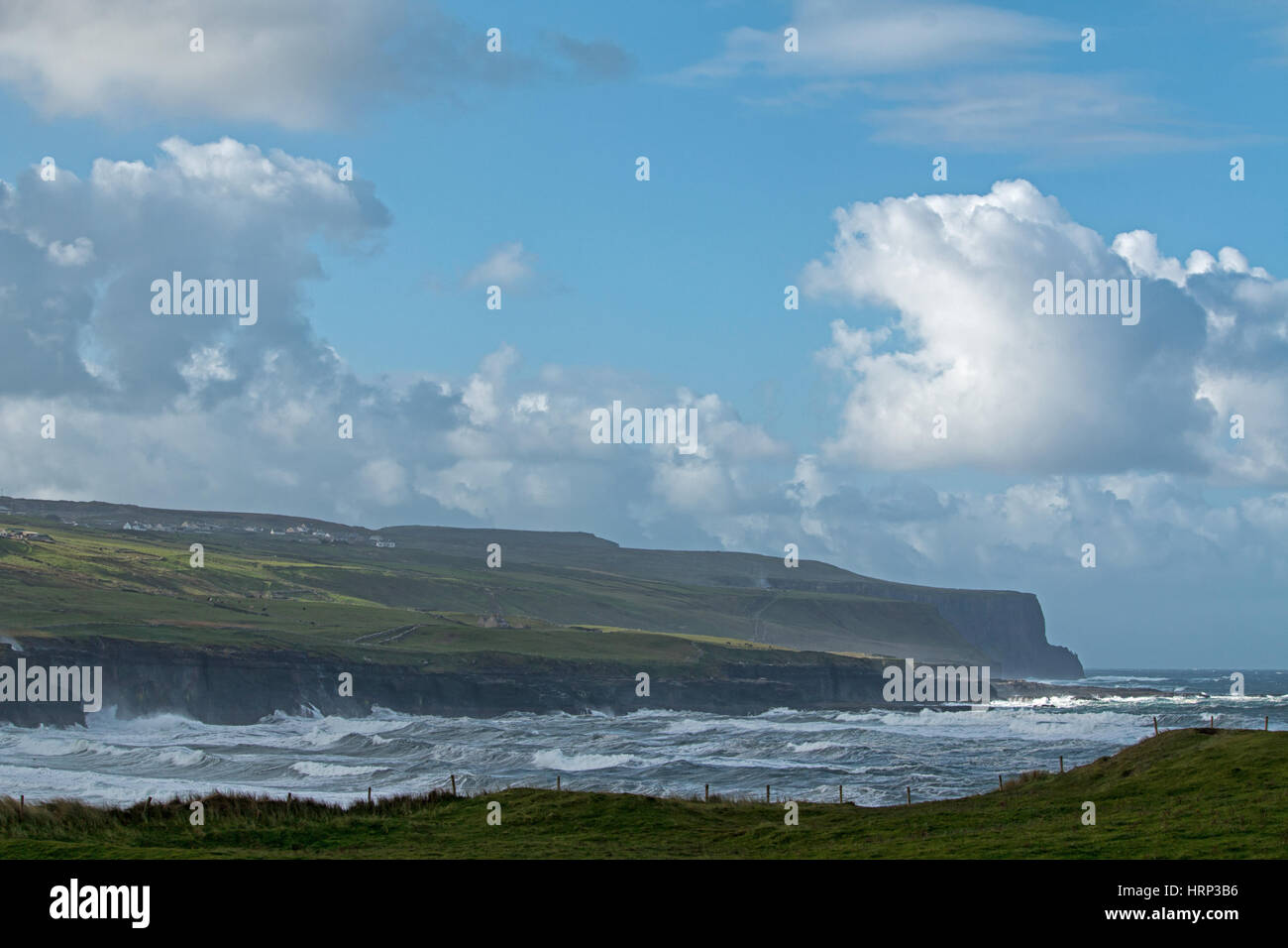Scenic view of the coast in Co. Clare, Ireland Stock Photo - Alamy