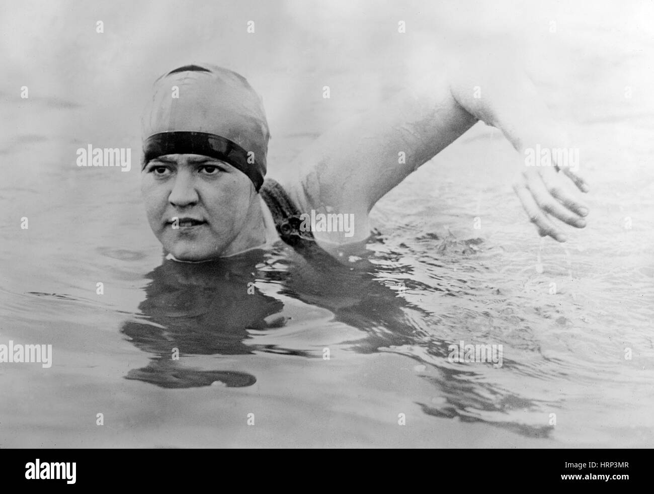 Gertrude Ederle, American Swimmer Stock Photo - Alamy