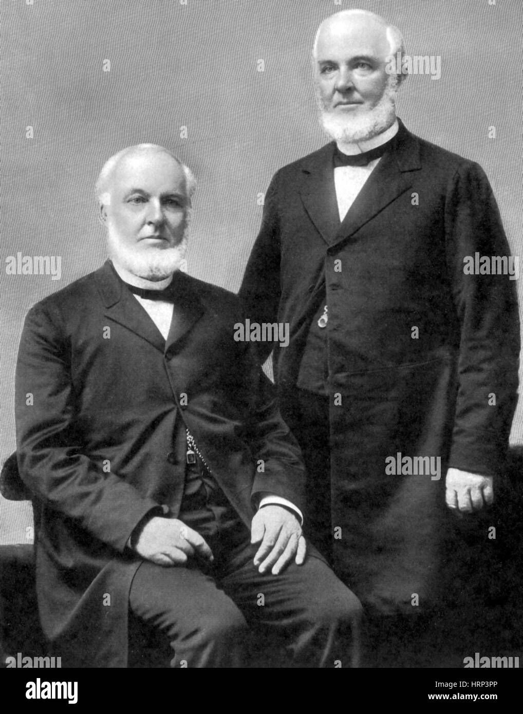 Twins, The Smiley Brothers, 1895 Stock Photo - Alamy