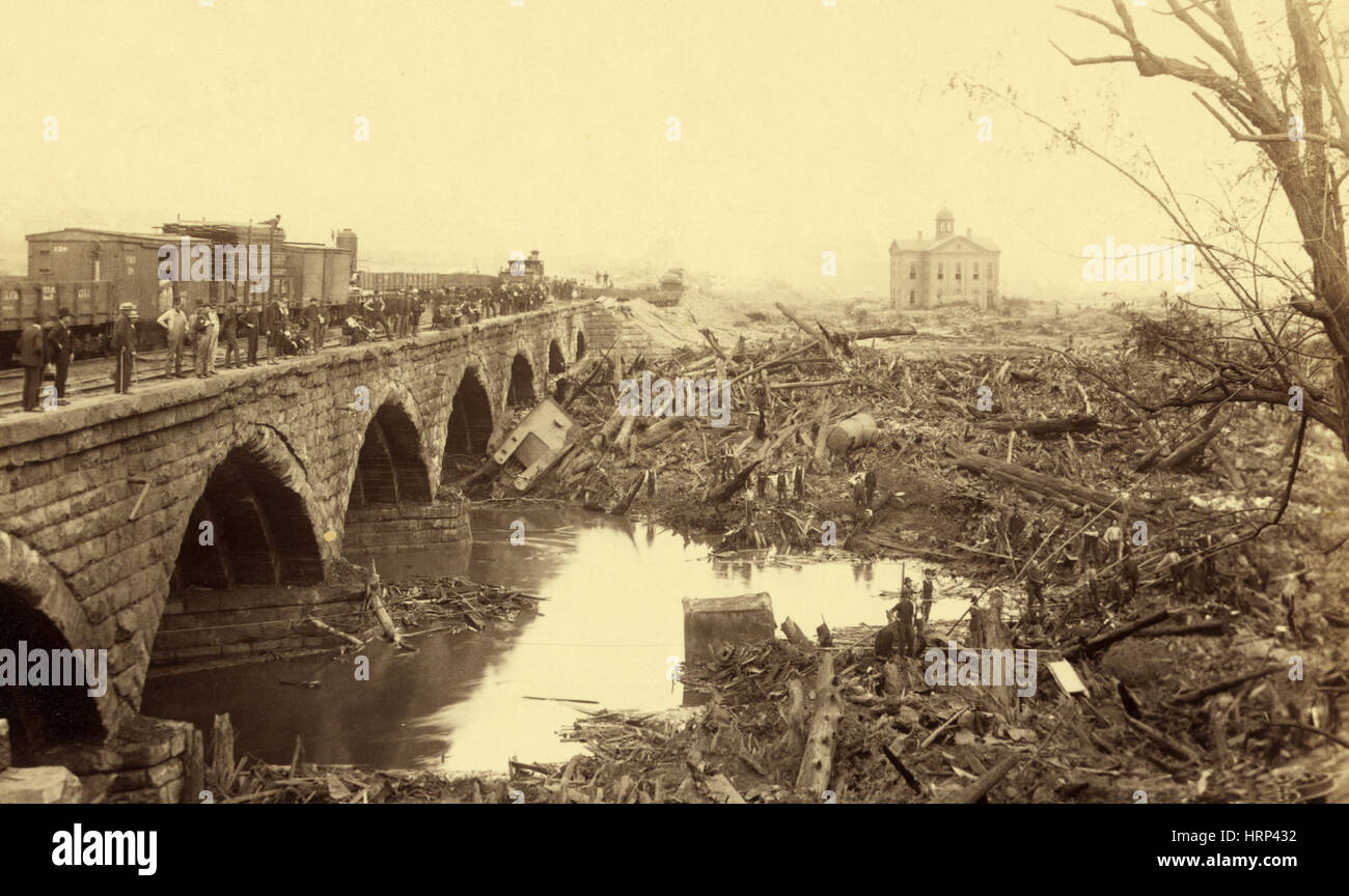 1889 known as the great flood of 1889 hi-res stock photography and ...