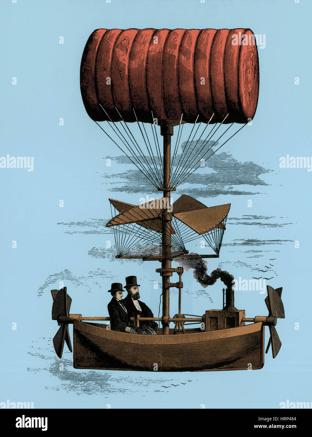 Victorian airship hi-res stock photography and images - Alamy