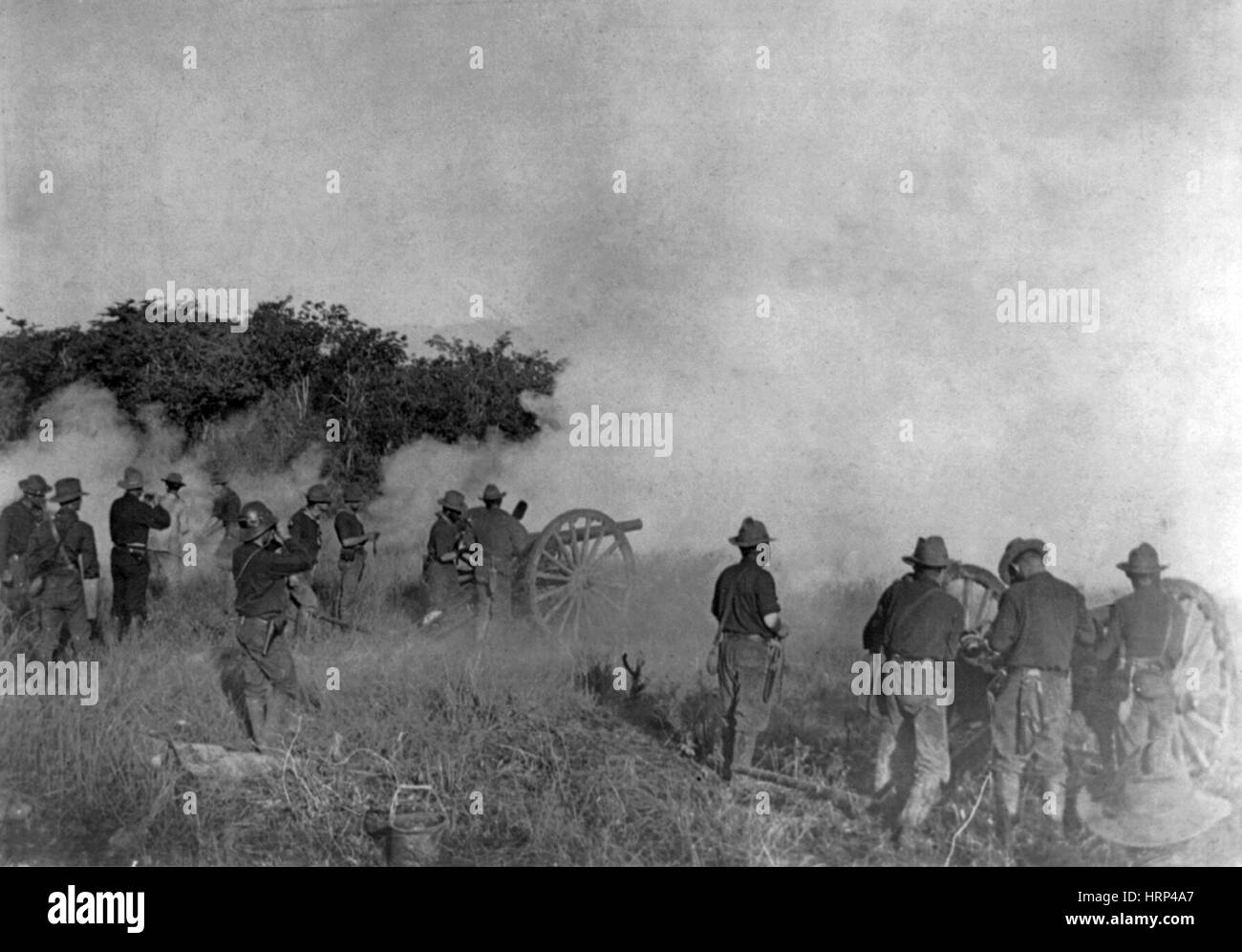 Battle of El Caney, 1898 Stock Photo - Alamy