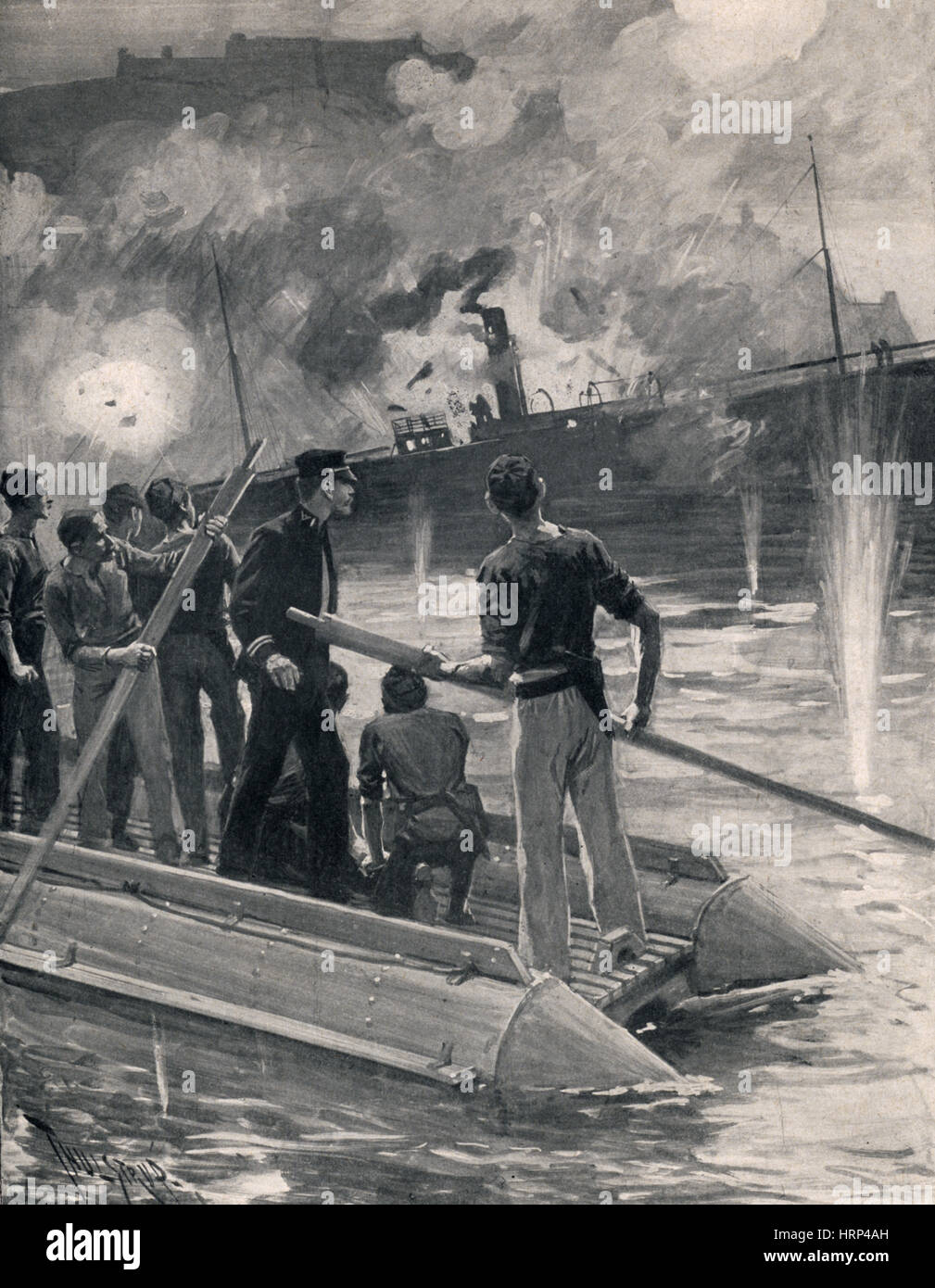 Uss merrimac hi-res stock photography and images - Alamy