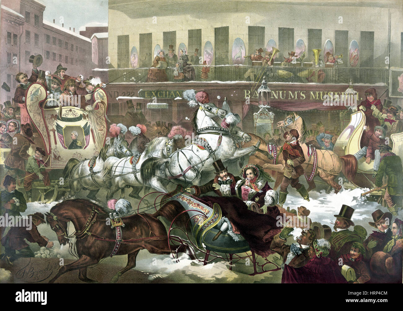 Historical 1850s new york city hi-res stock photography and images - Alamy