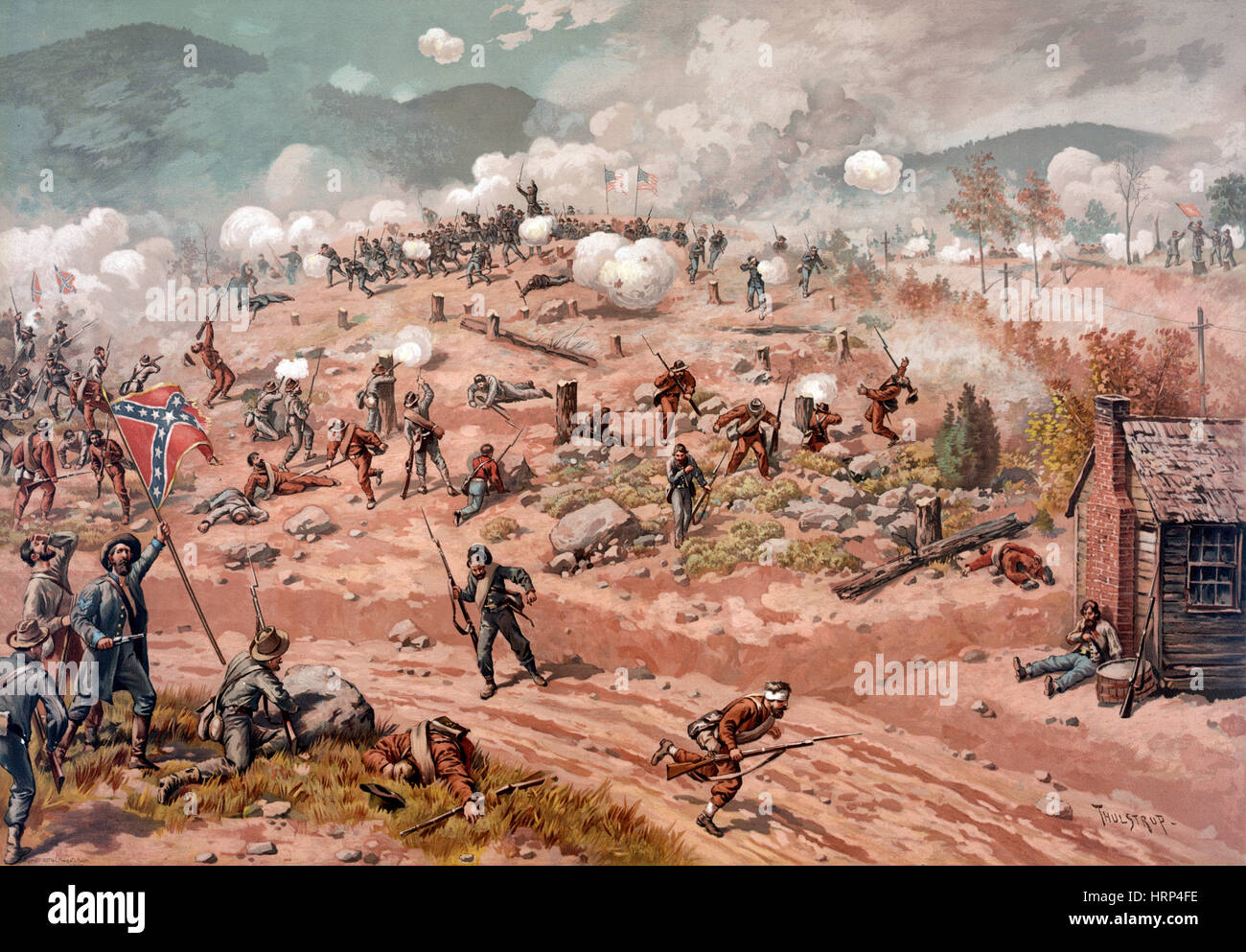 Battle of franklin 1864 hi-res stock photography and images - Alamy