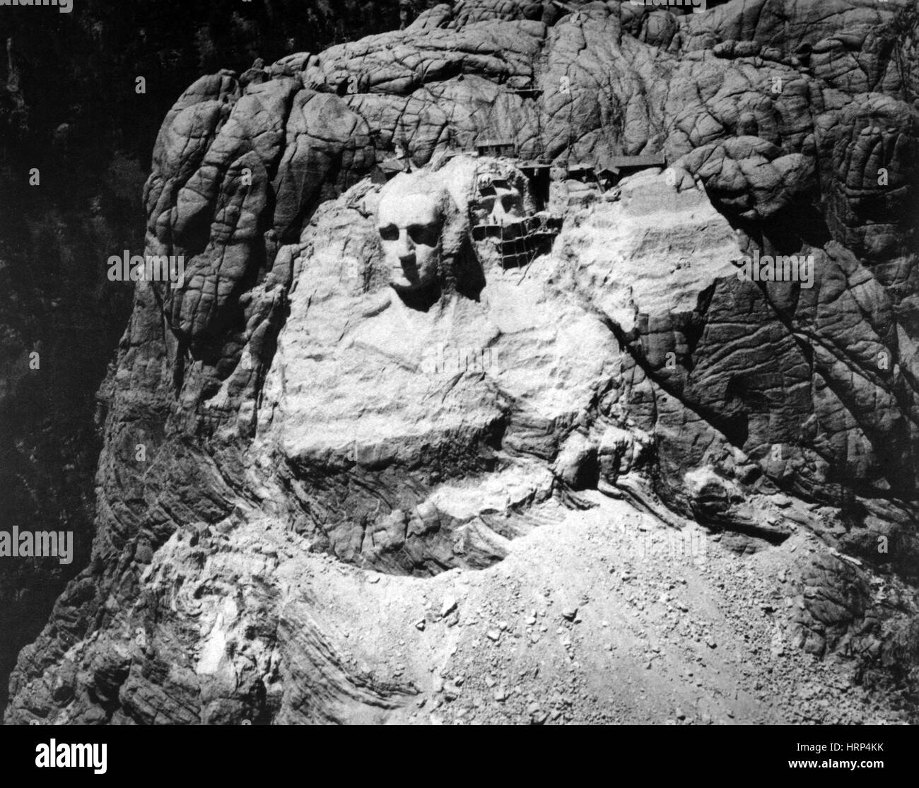 Thomas jefferson george washington Black and White Stock Photos ...