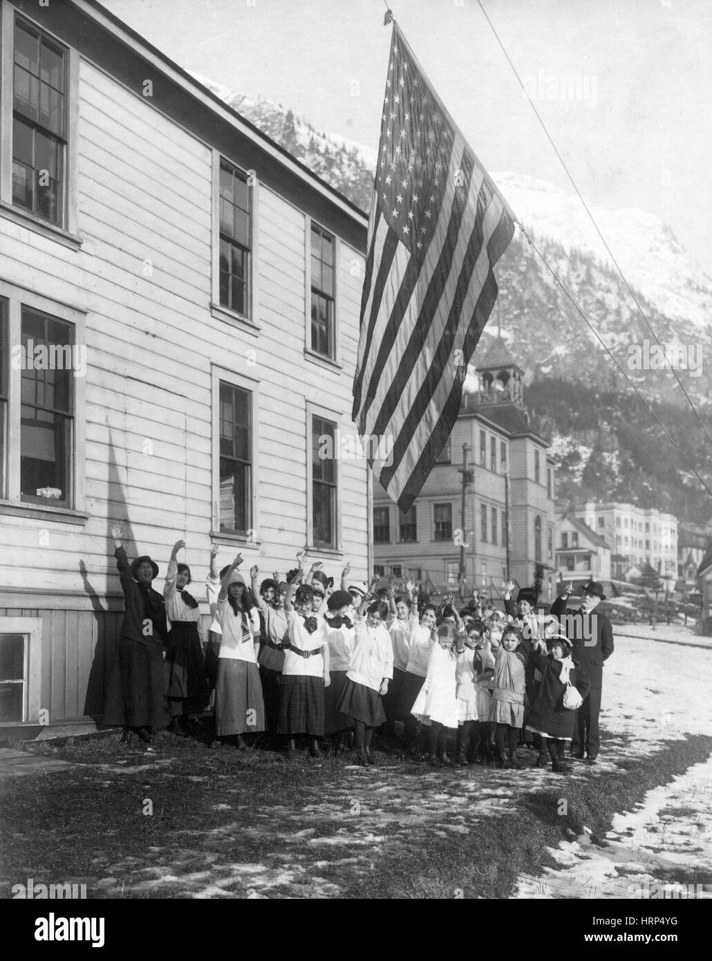 Pledge allegiance children hi-res stock photography and images - Alamy
