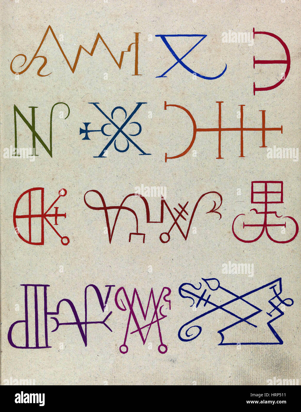 Sigils hi-res stock photography and images - Alamy