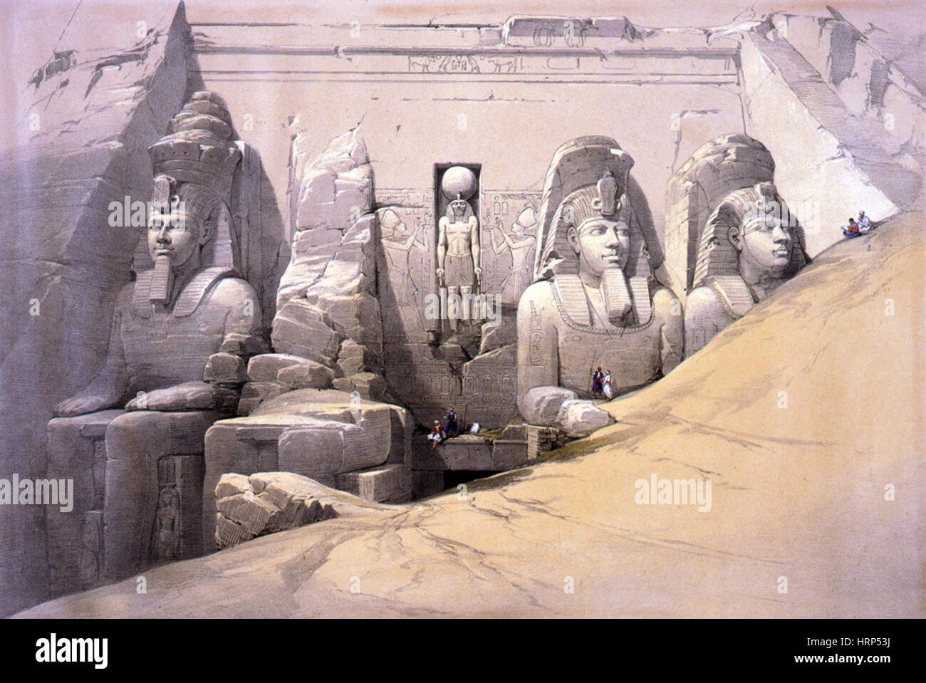 Abu simbel drawing hi-res stock photography and images - Alamy