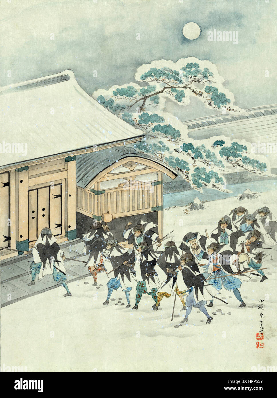 Chushingura, Revenge of the 47 Ronin, 18th Century Stock Photo - Alamy