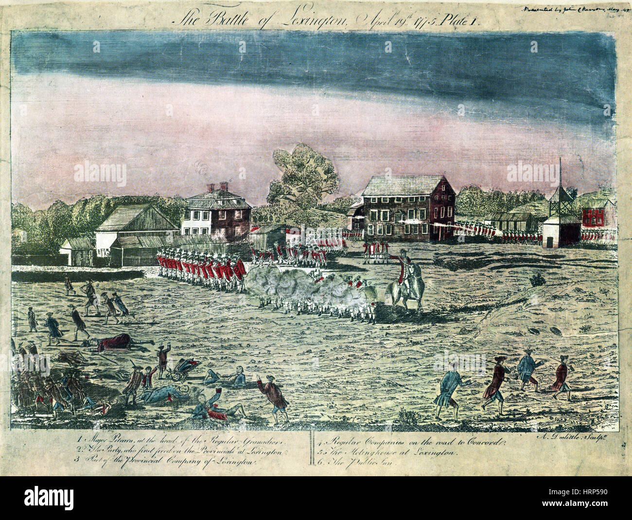 Battle of lexington hi-res stock photography and images - Alamy