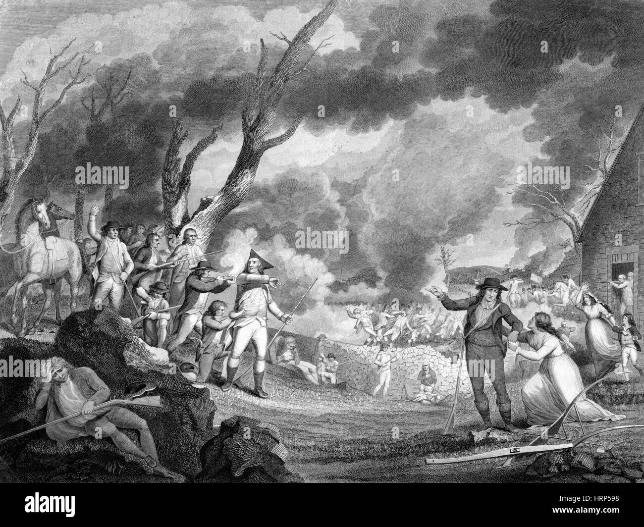 Battle of lexington 1775 hi-res stock photography and images - Alamy