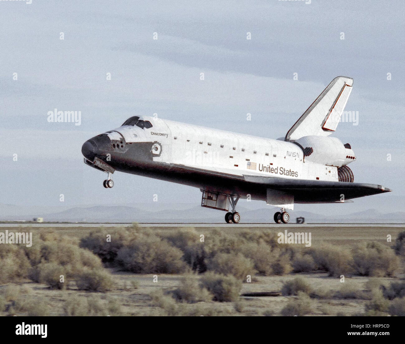 New Space Shuttle Discovery Landing