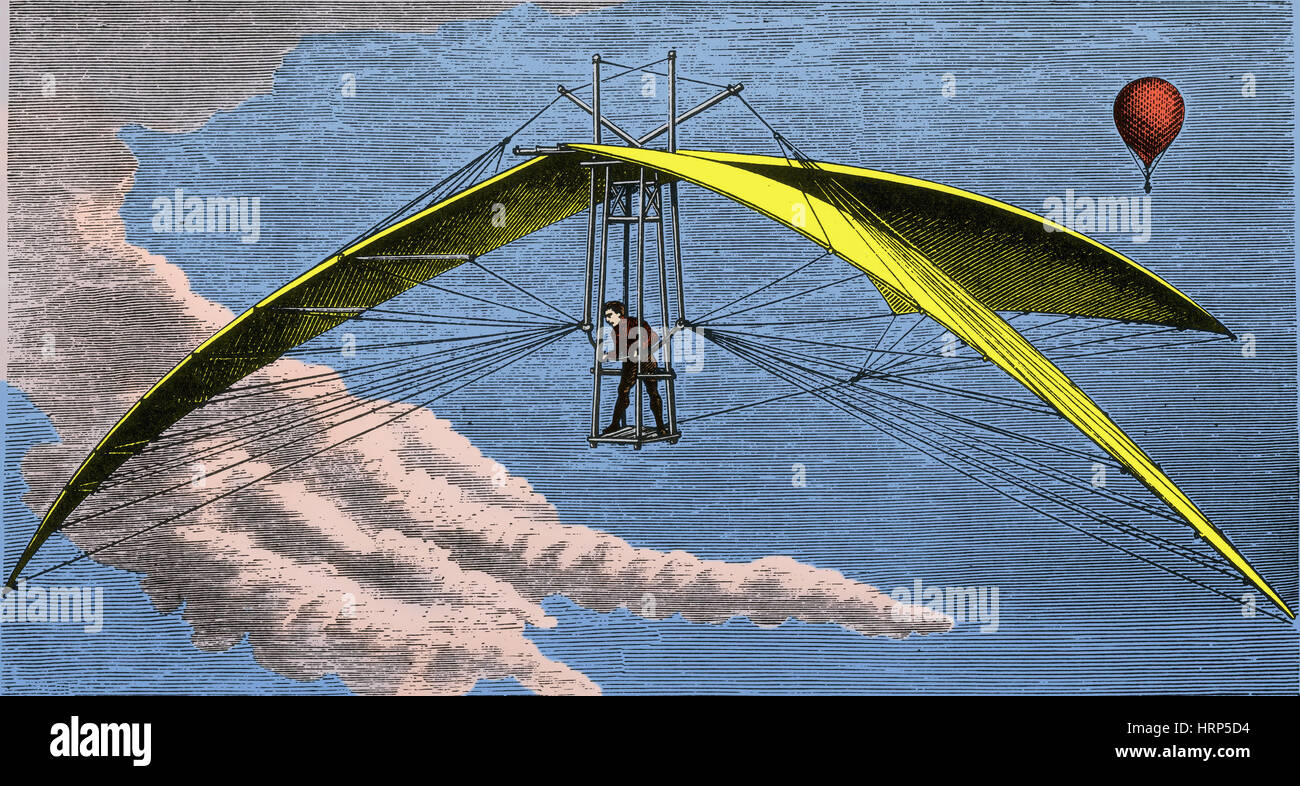 Flying machine drawing hi-res stock photography and images - Alamy