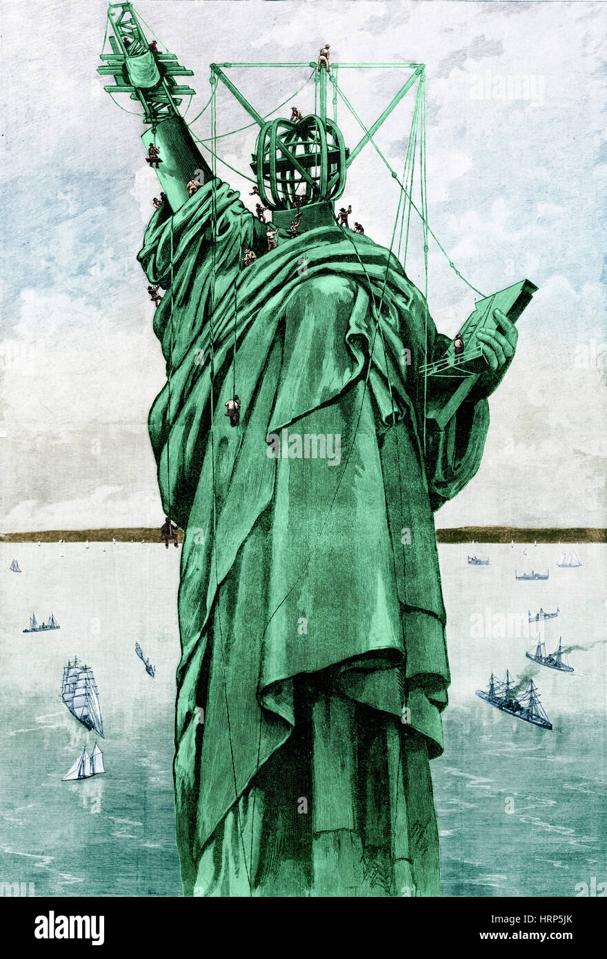 Statue of liberty 1886 hi-res stock photography and images - Alamy
