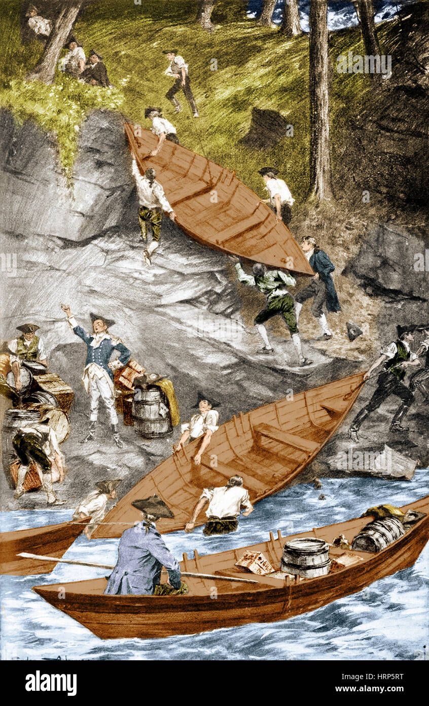 Invasion of Canada, 1775 Stock Photo - Alamy