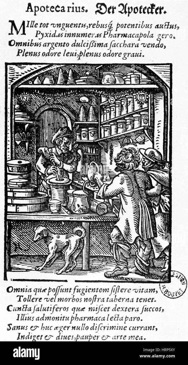 Medieval apothecary shop Black and White Stock Photos & Images - Alamy