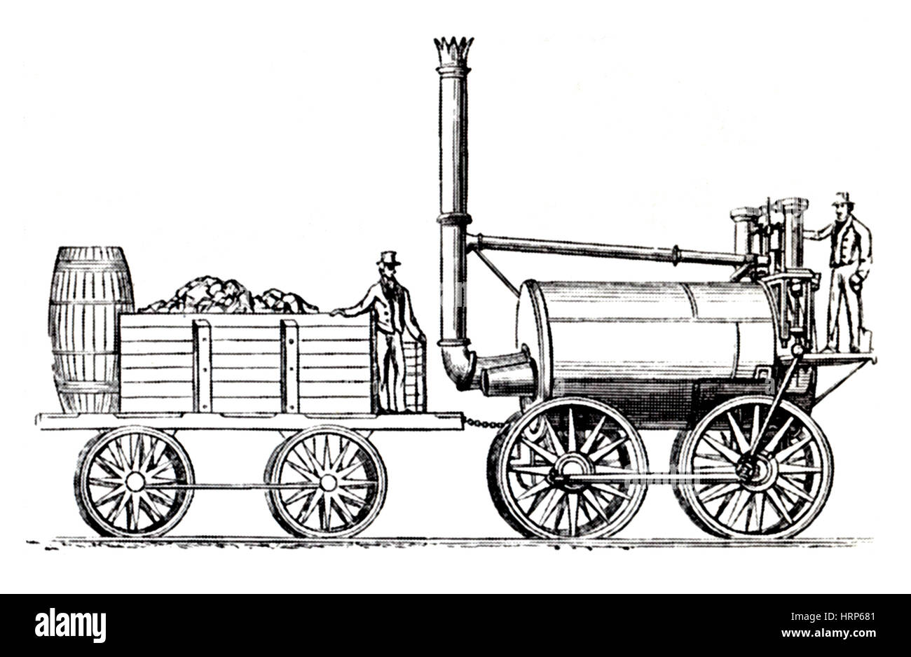 1829 railway steam locomotive hi-res stock photography and images - Alamy