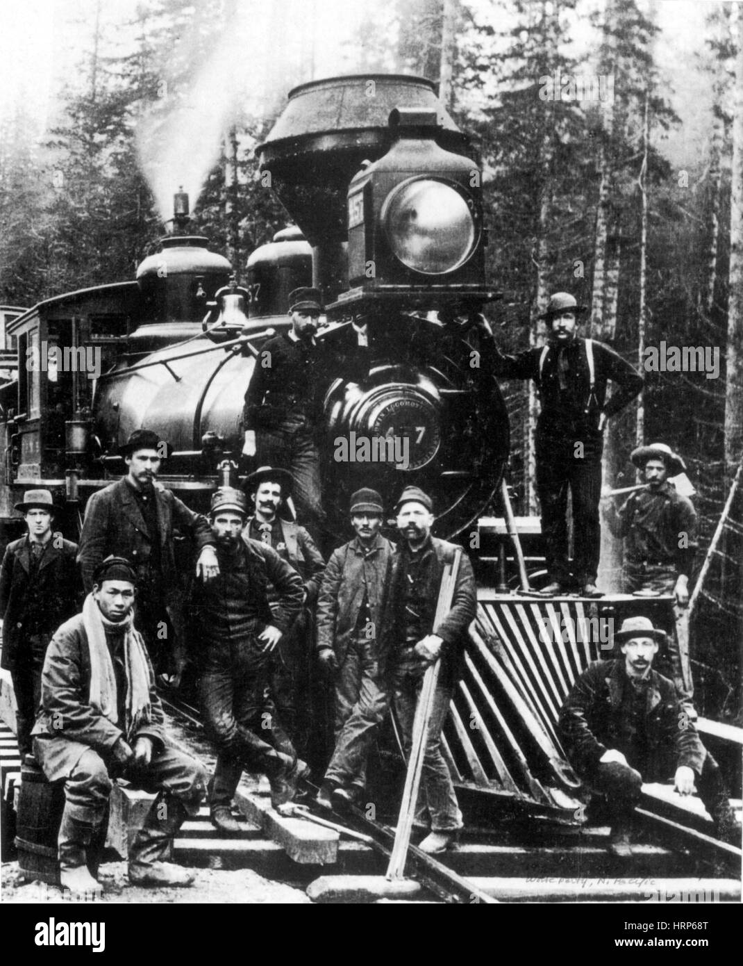 Usa pacific railroad Black and White Stock Photos & Images - Alamy