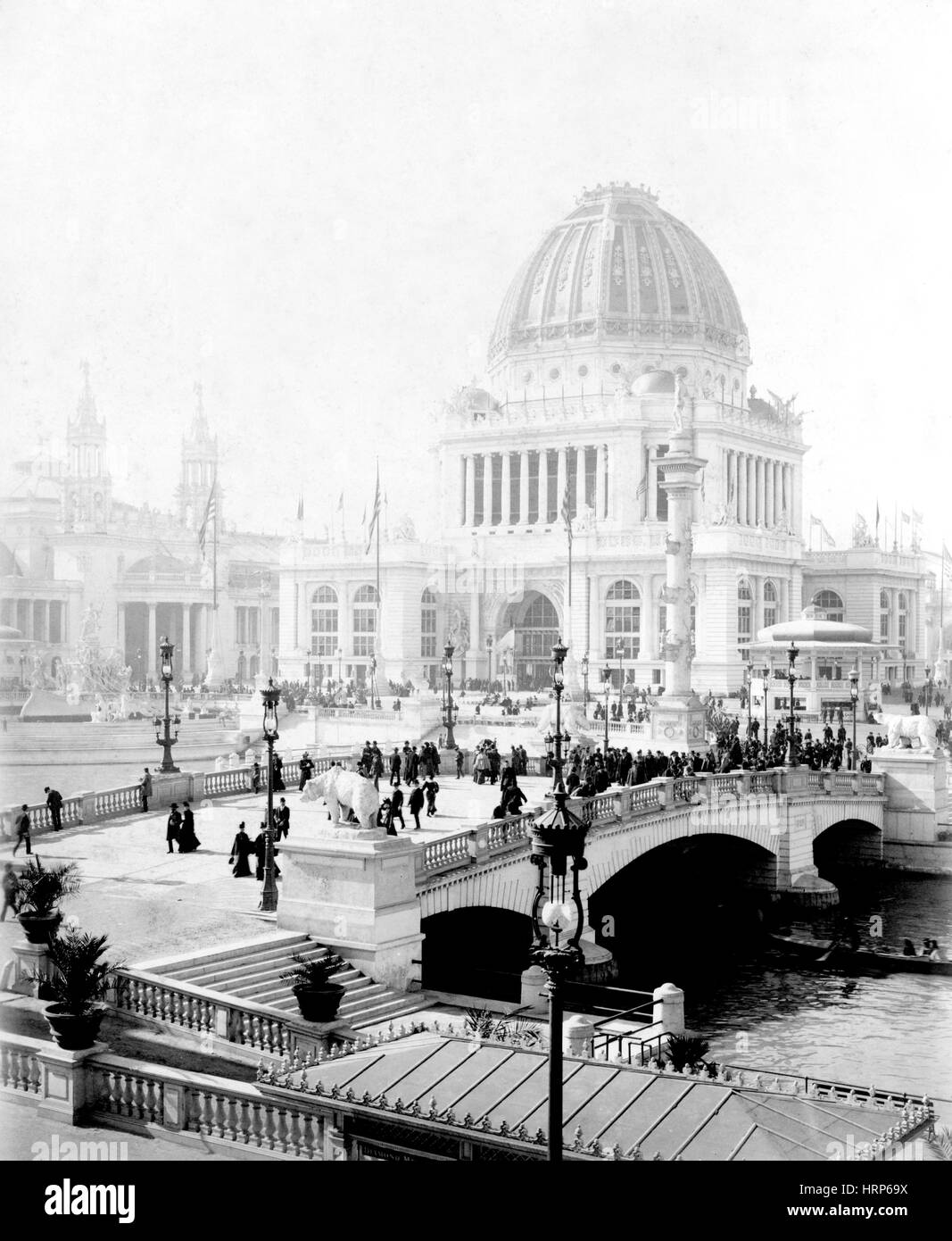 Columbian Exposition Administration Building, 1893 Stock Photo - Alamy