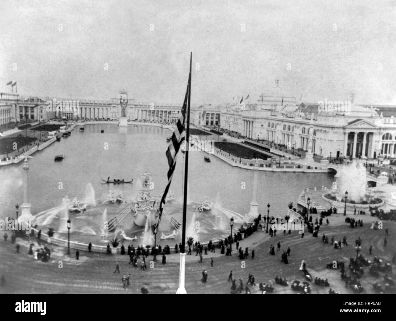Columbian Exposition, Grand Basin, 1893 Stock Photo - Alamy