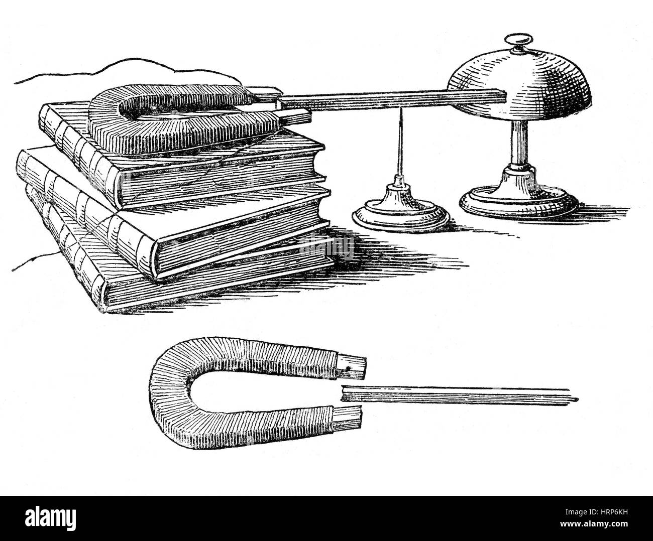 Joseph Henry, Signal Telegraph, 1832 Stock Photo - Alamy