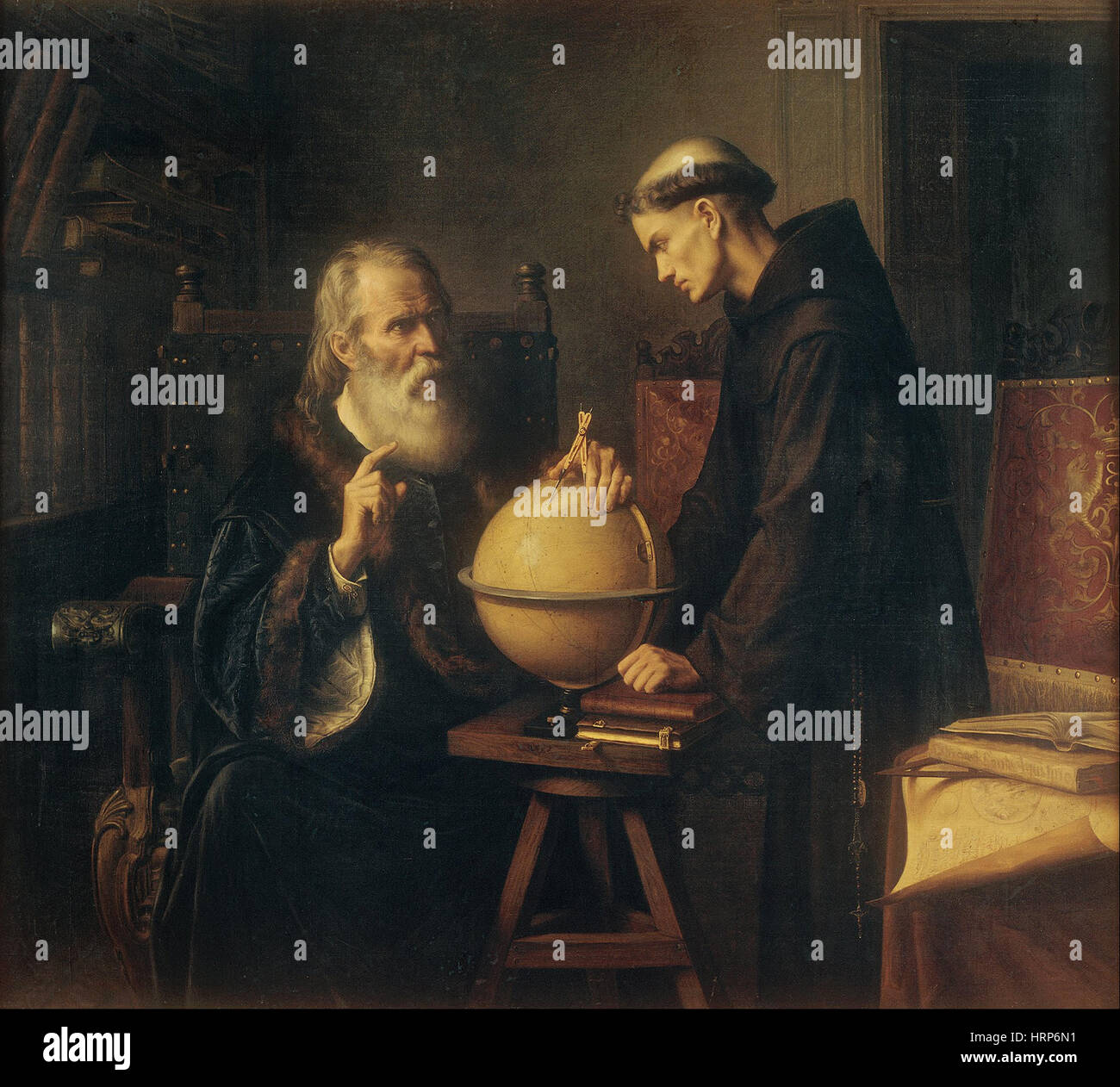 Galileo Demonstrating Theories, Padua University Stock Photo - Alamy