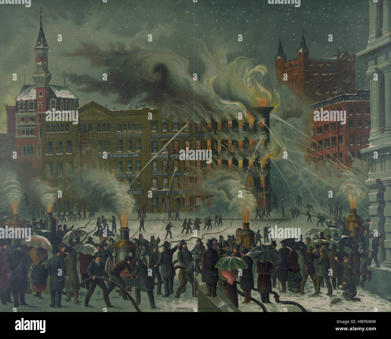 Manhattan old building fire hi-res stock photography and images - Alamy