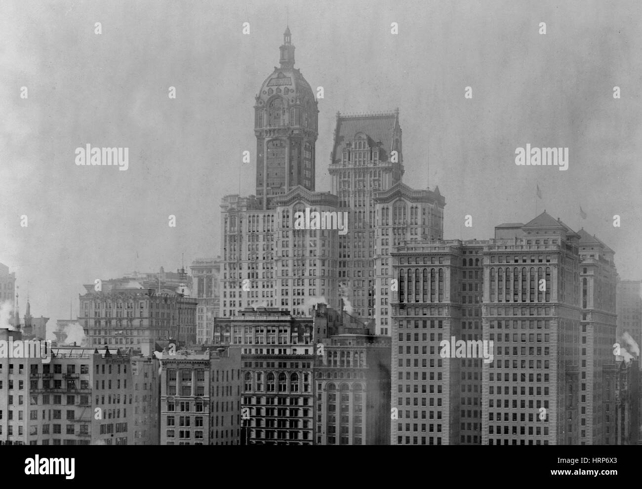 Financial district skyline lower Black and White Stock Photos & Images ...