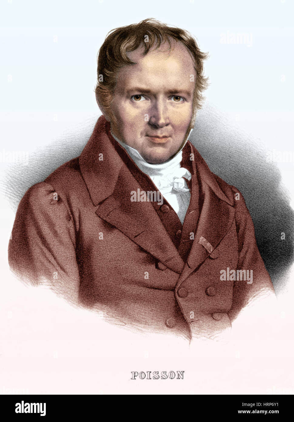 Simeon Denis Poisson, French Physicist Stock Photo - Alamy