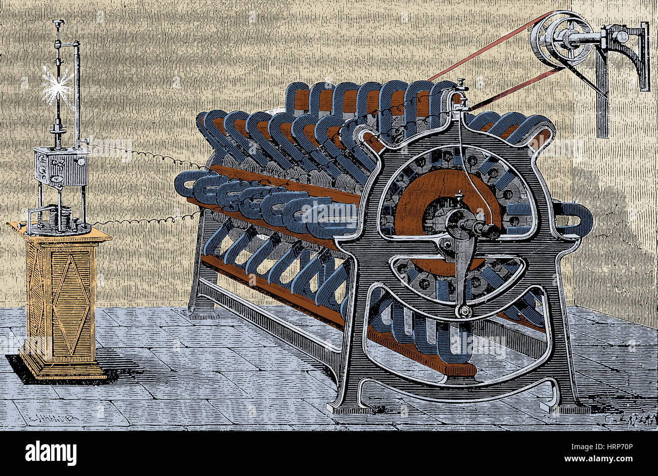 Nollet magneto electric machine hi-res stock photography and images - Alamy