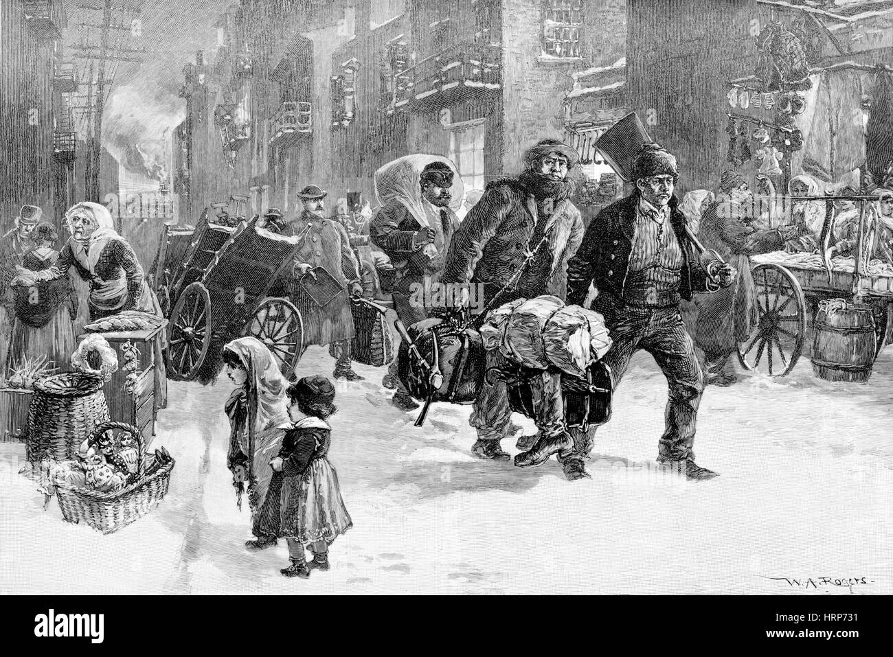 Street 1890 history historical hi-res stock photography and images - Alamy