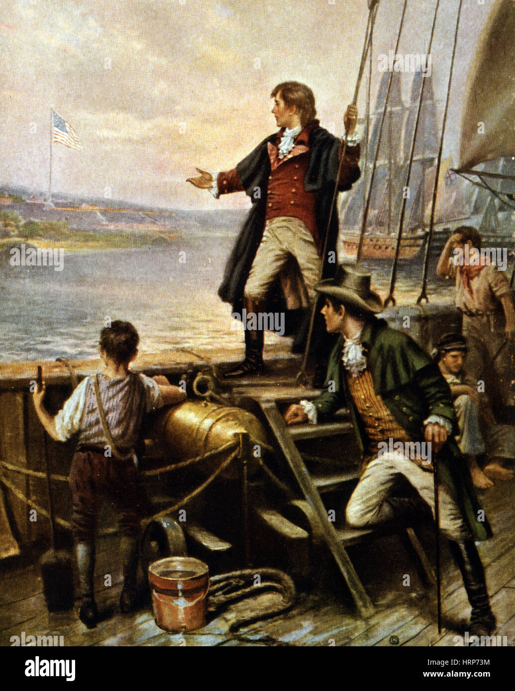 Francis Scott Key, Battle of Baltimore, 1814 Stock Photo - Alamy