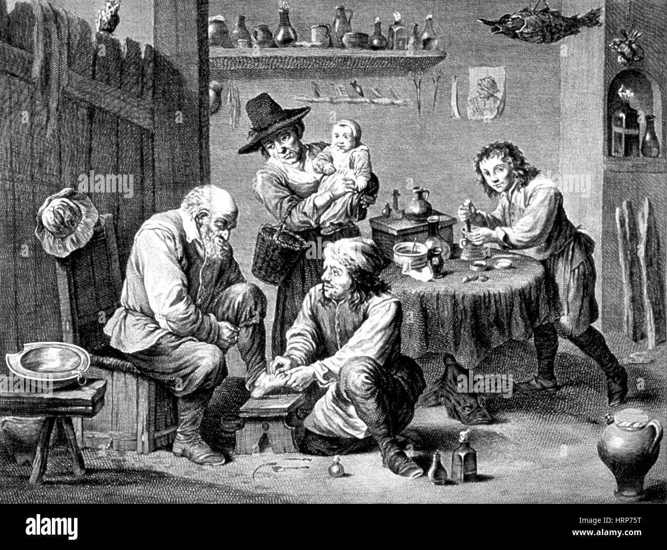 Barber surgeon medieval hi-res stock photography and images - Alamy