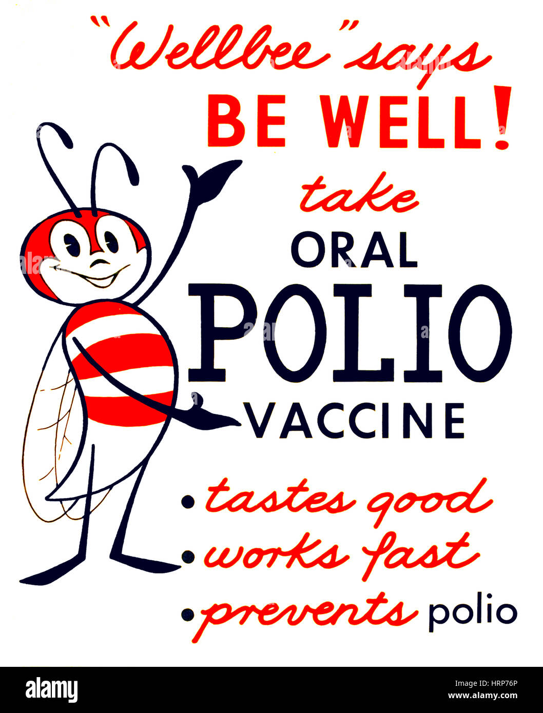 CDC Symbol of Public Health, "Wellbee", 1963 Stock Photo - Alamy