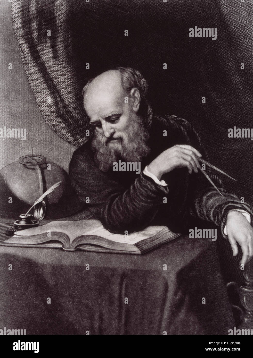 Galileo Galilei, Italian Polymath Stock Photo - Alamy