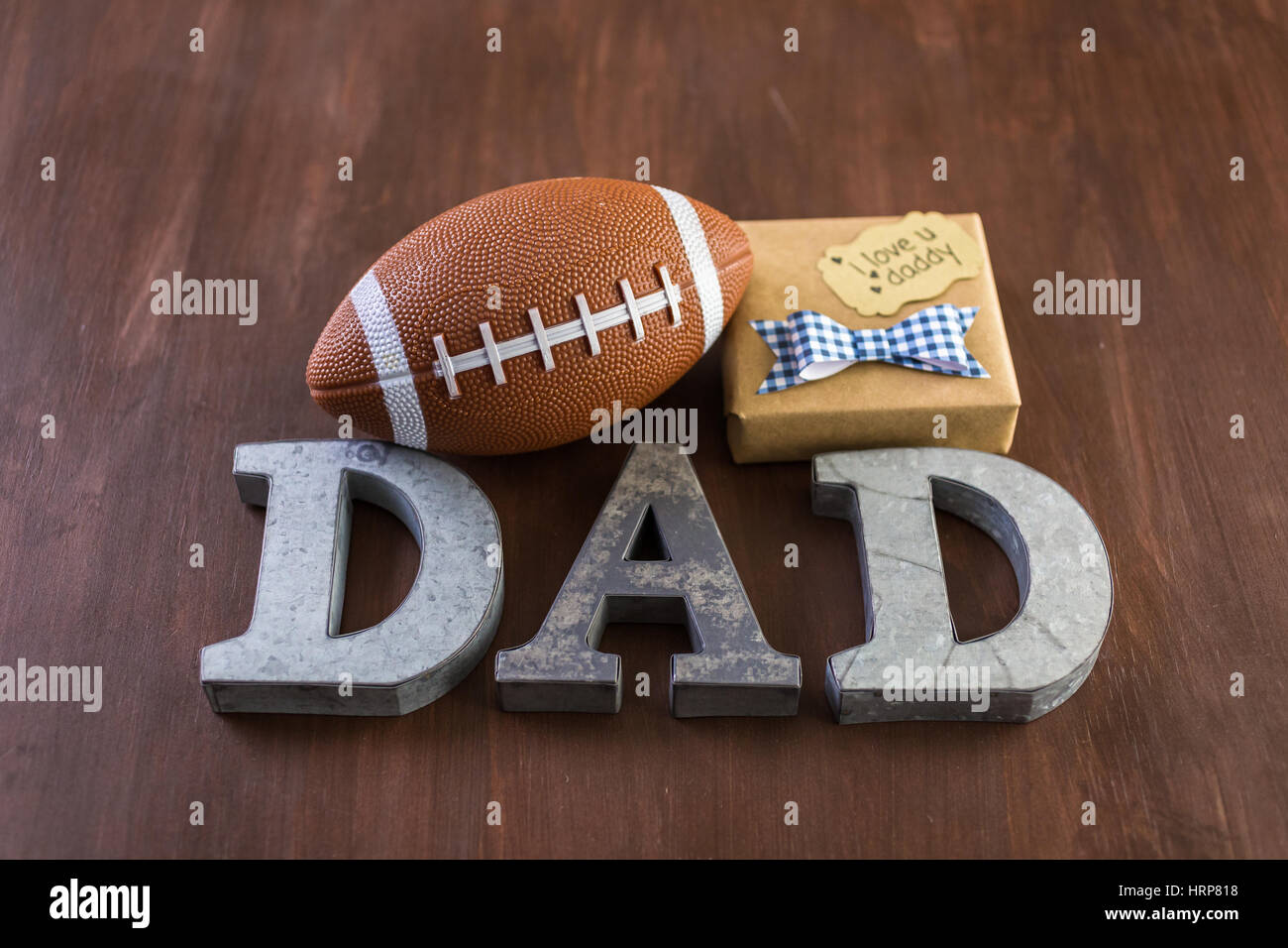Celebrating Father's Day for football dad Stock Photo - Alamy