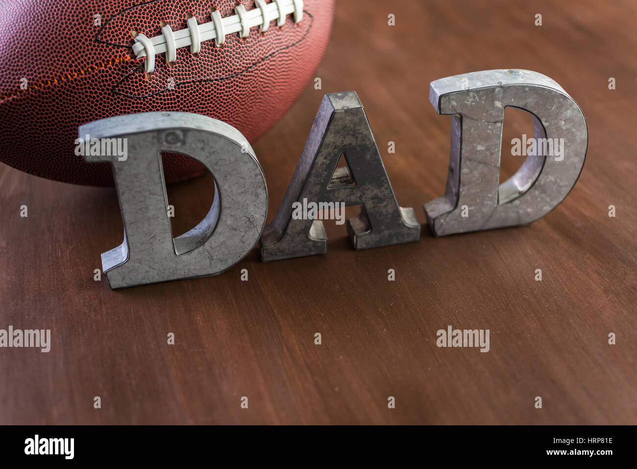 Celebrating Father's Day for football dad Stock Photo - Alamy
