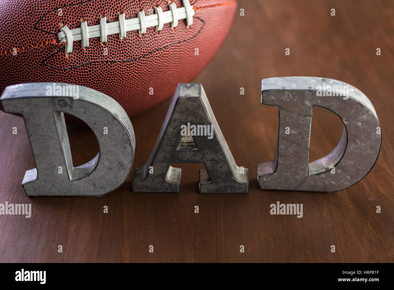 Celebrating Father's Day for football dad Stock Photo - Alamy