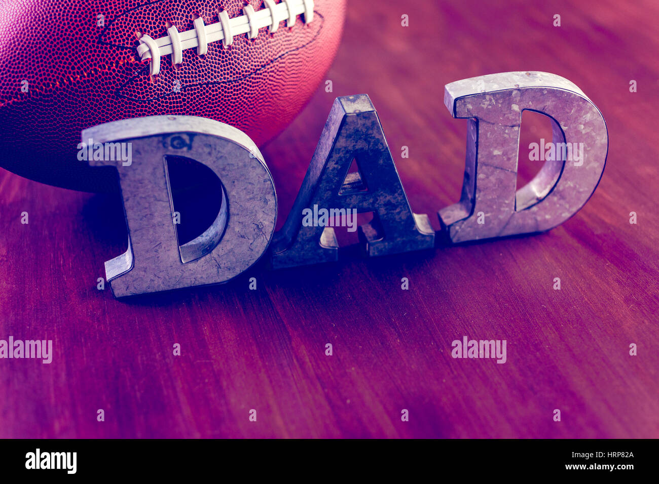 Celebrating Father's Day for football dad Stock Photo - Alamy