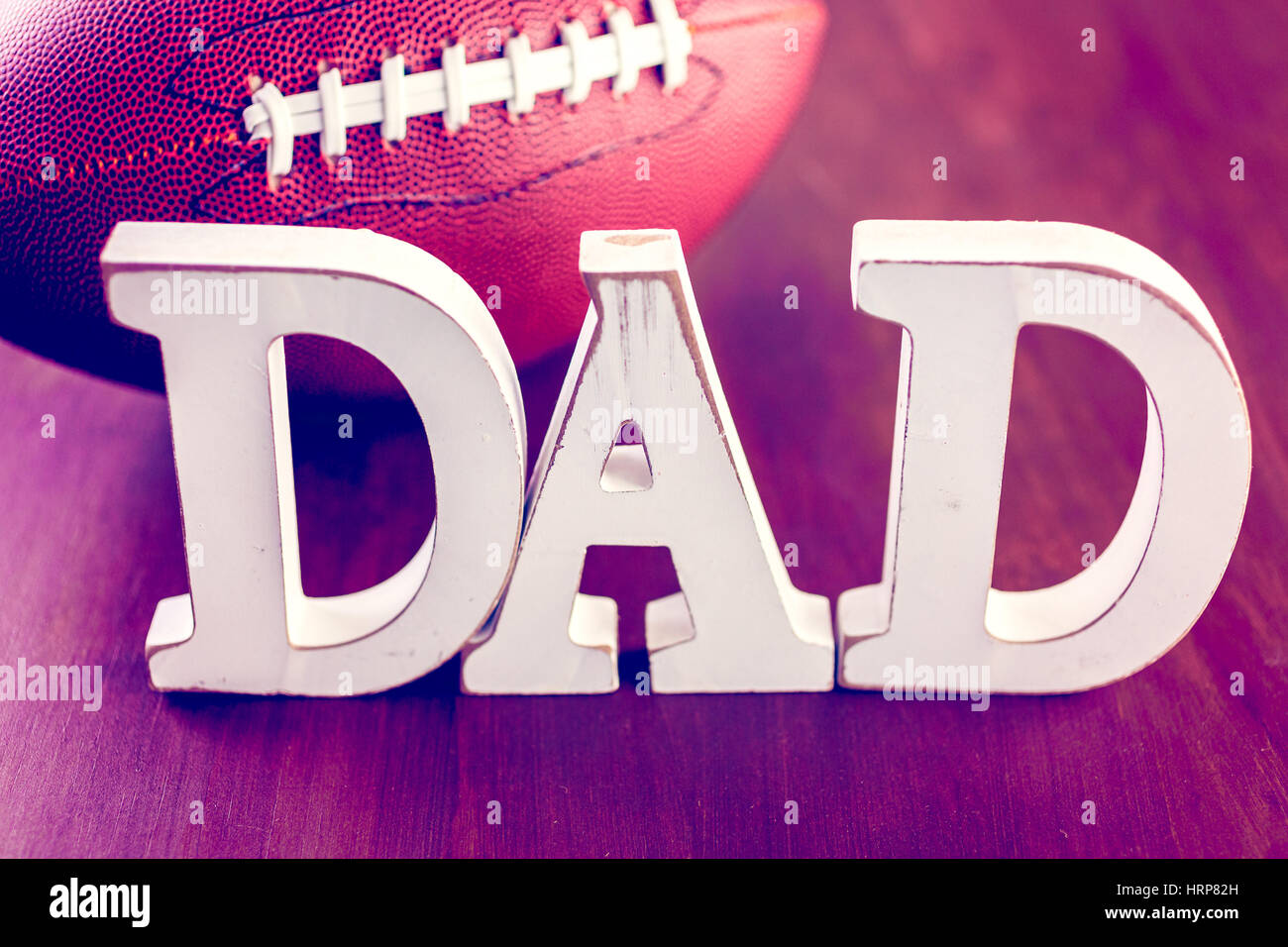 Celebrating Father's Day for football dad Stock Photo - Alamy