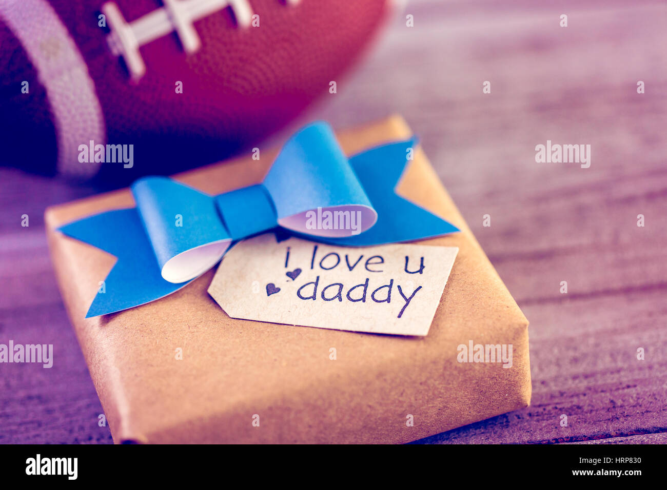 Celebrating Father's Day for football dad Stock Photo - Alamy